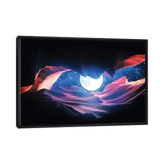 iCanvas "Grand Canyon with Space - Full Moon Collage I" by Tenyo Marchev Framed Canvas Print ...